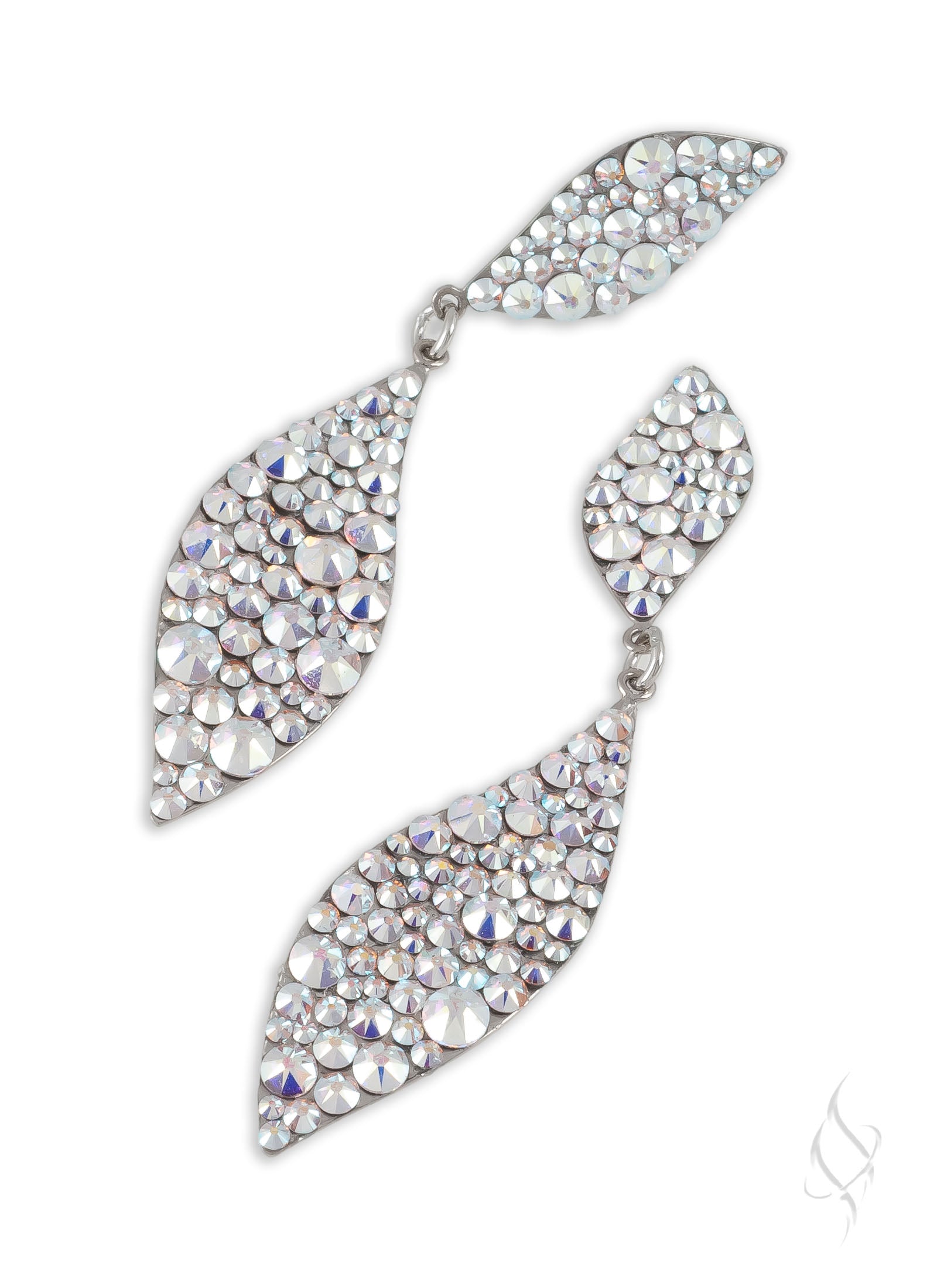 FALLON Demi Crystal Drop Earrings in Crystal AB by Stefanie Somers ...