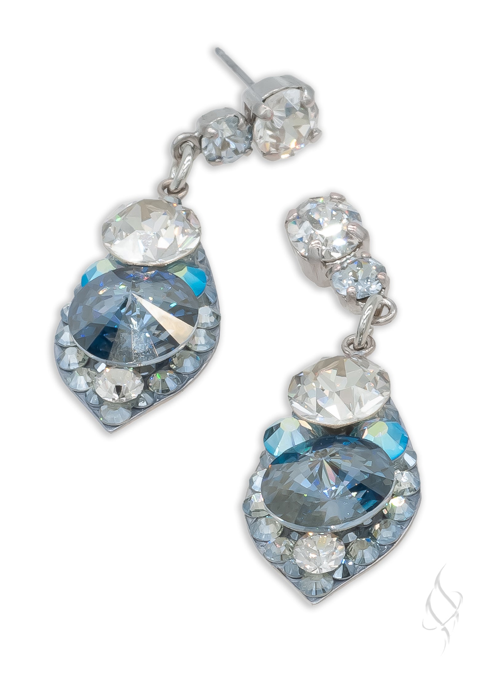 ALI CLAIRE Crystal Drop Earrings in Venus by Stefanie Somers - Stefanie ...